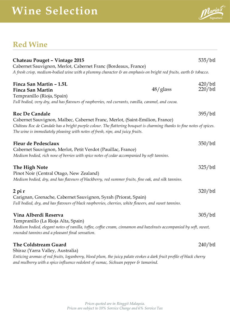 Marias Steakhouse in Kuala Lumpur. Visit for the best Steak Experience.