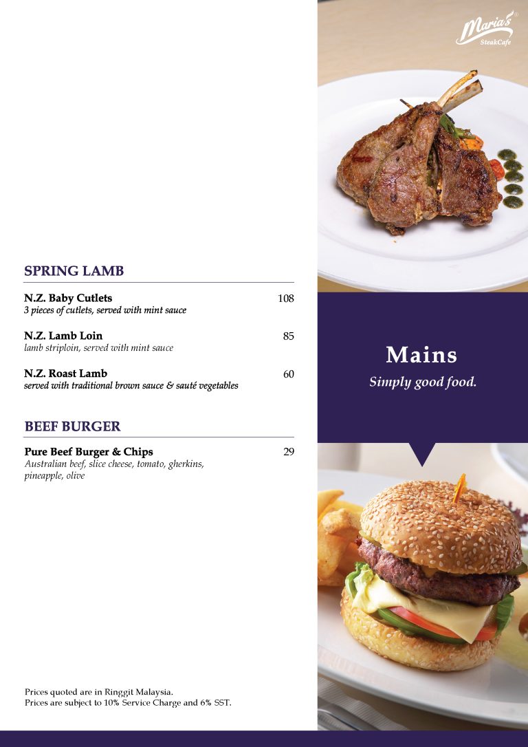 Marias Steakhouse in Kuala Lumpur. Visit for the best Steak Experience.