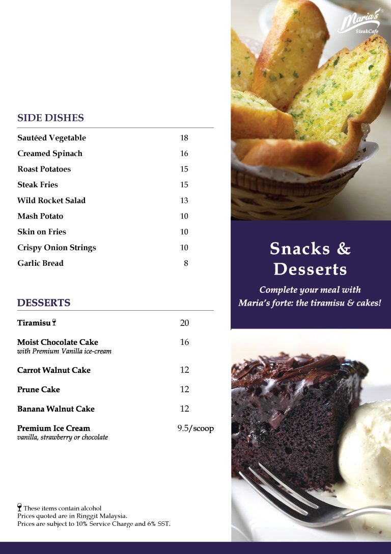 Marias Steakhouse in Kuala Lumpur. Visit for the best Steak Experience.