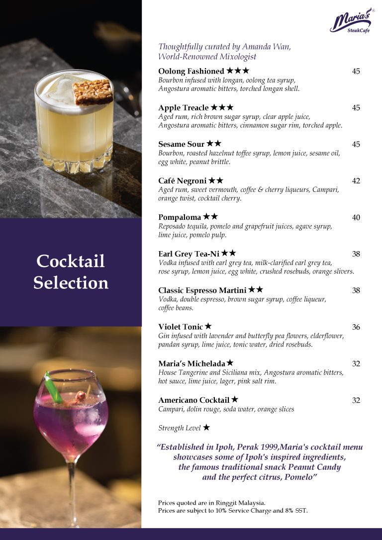 Marias Steakhouse in Kuala Lumpur. Visit for the best Steak Experience.