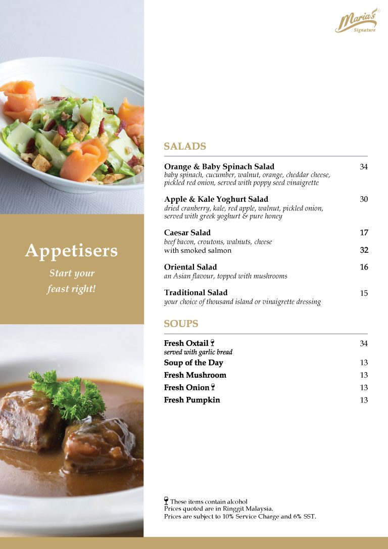 Marias Steakhouse in Kuala Lumpur. Visit for the best Steak Experience.