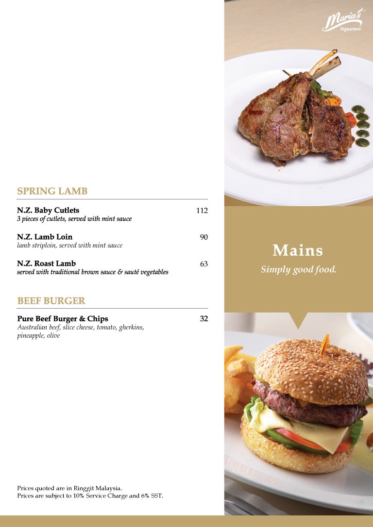 Marias Steakhouse in Kuala Lumpur. Visit for the best Steak Experience.