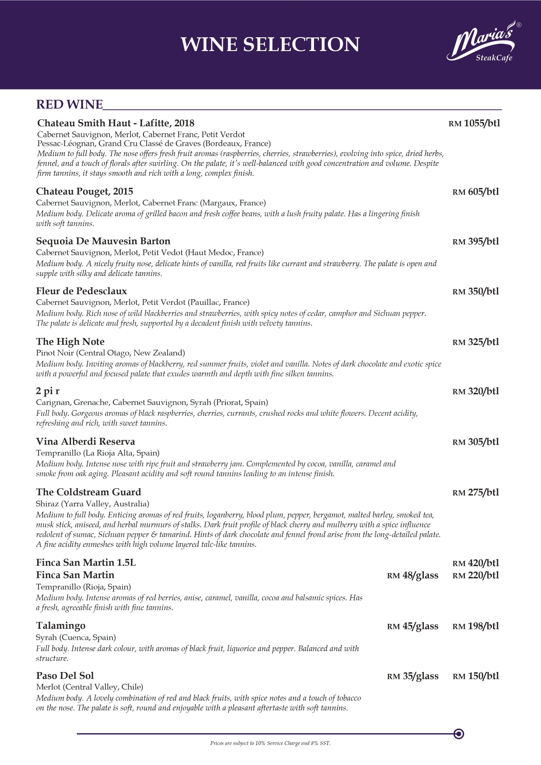 Marias Steakhouse in Kuala Lumpur. Visit for the best Steak Experience.