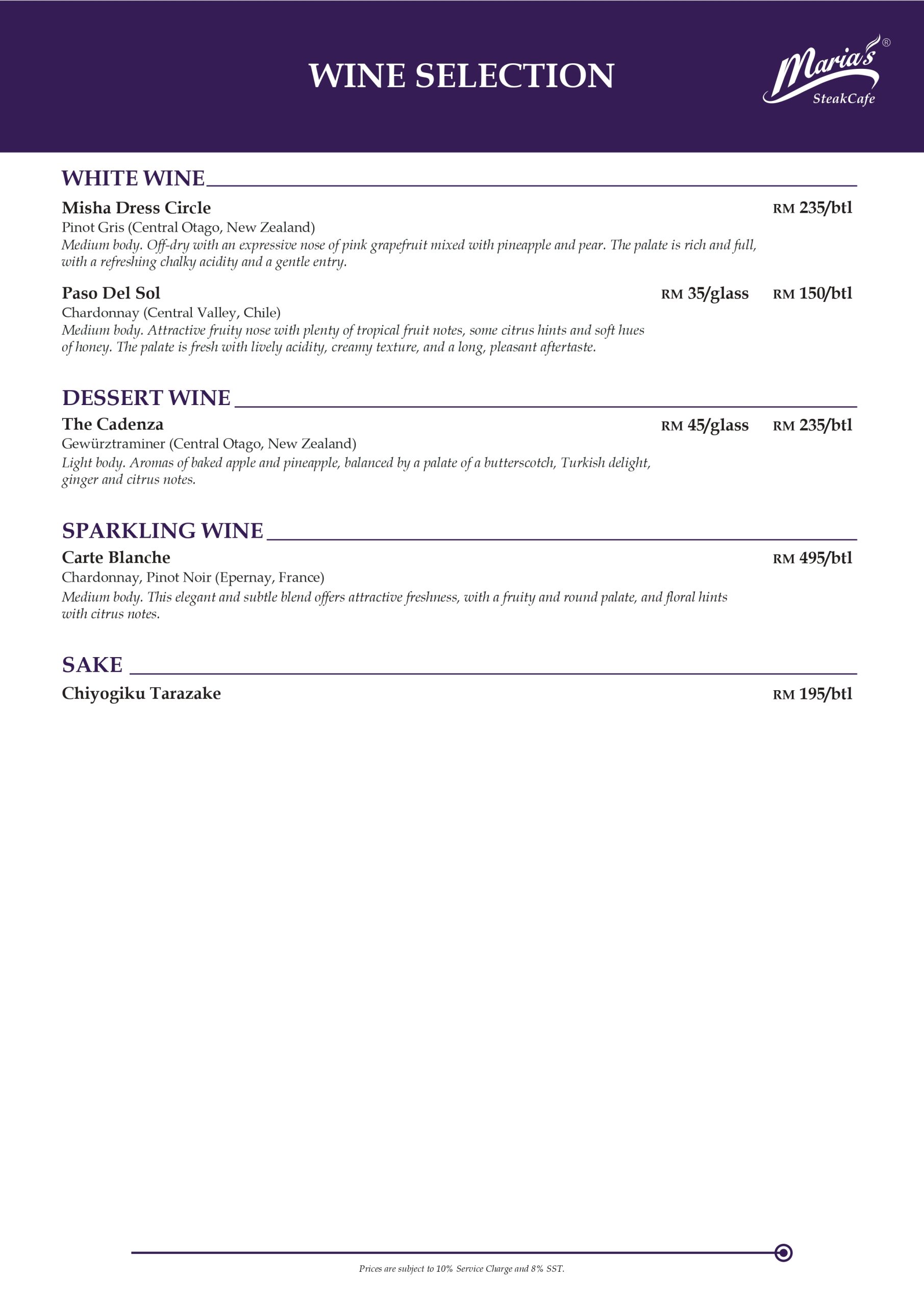 Marias Steakhouse in Kuala Lumpur. Visit for the best Steak Experience.