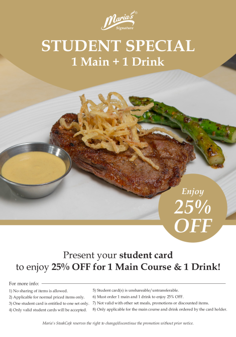 Marias Steakhouse in Kuala Lumpur. Visit for the best Steak Experience.