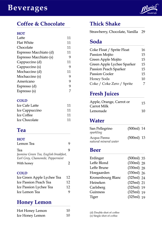 Marias Steakhouse in Kuala Lumpur. Visit for the best Steak Experience.